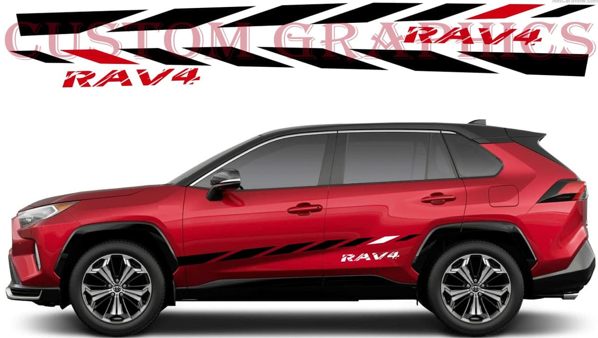 rav4 racing stripes rav4 stickers rav4 graphics rav4 decals – Brothers ...