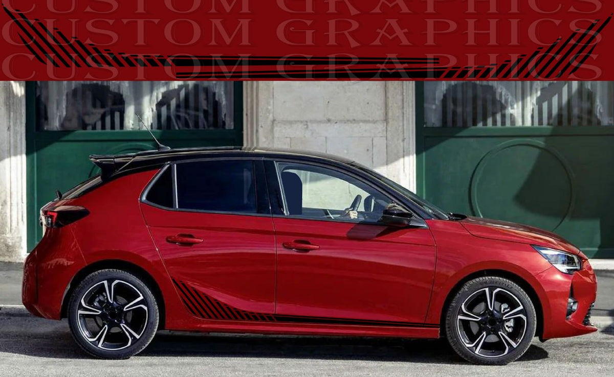 Vinyl decal Stickers Compatible with Opel Corsa Life Collection ...