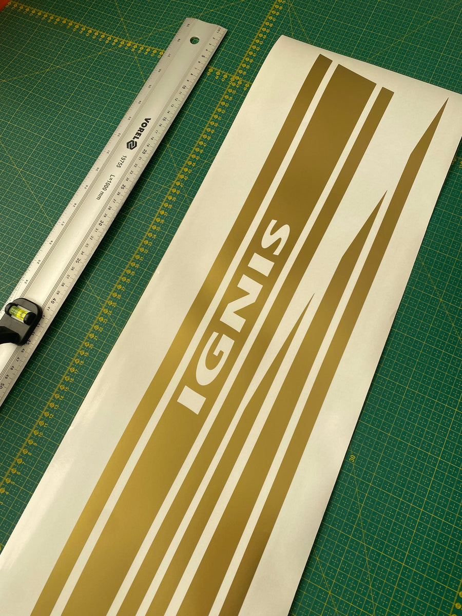 Custom Decal Sticker Vinyl Side Racing Stripes for Suzuki Ignis ...