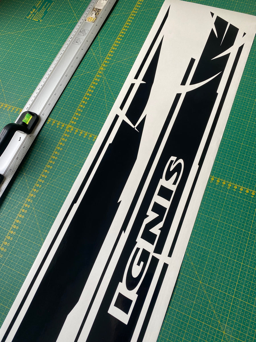 Graphics Racing Sticker Car Vinyl Stripes Compatible With Suzuki Ignis ...