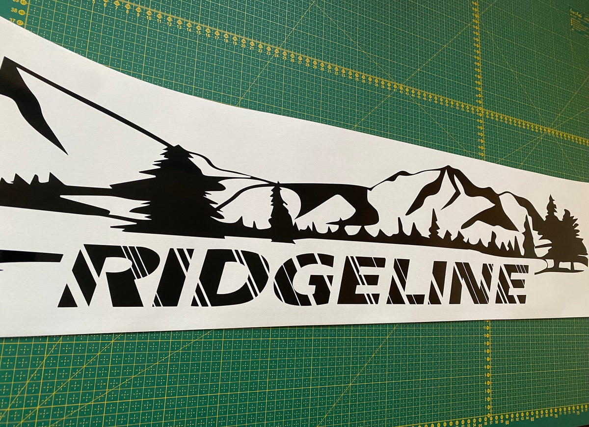 Stickers Compatible With Honda Ridgeline Mountain Line Design ...