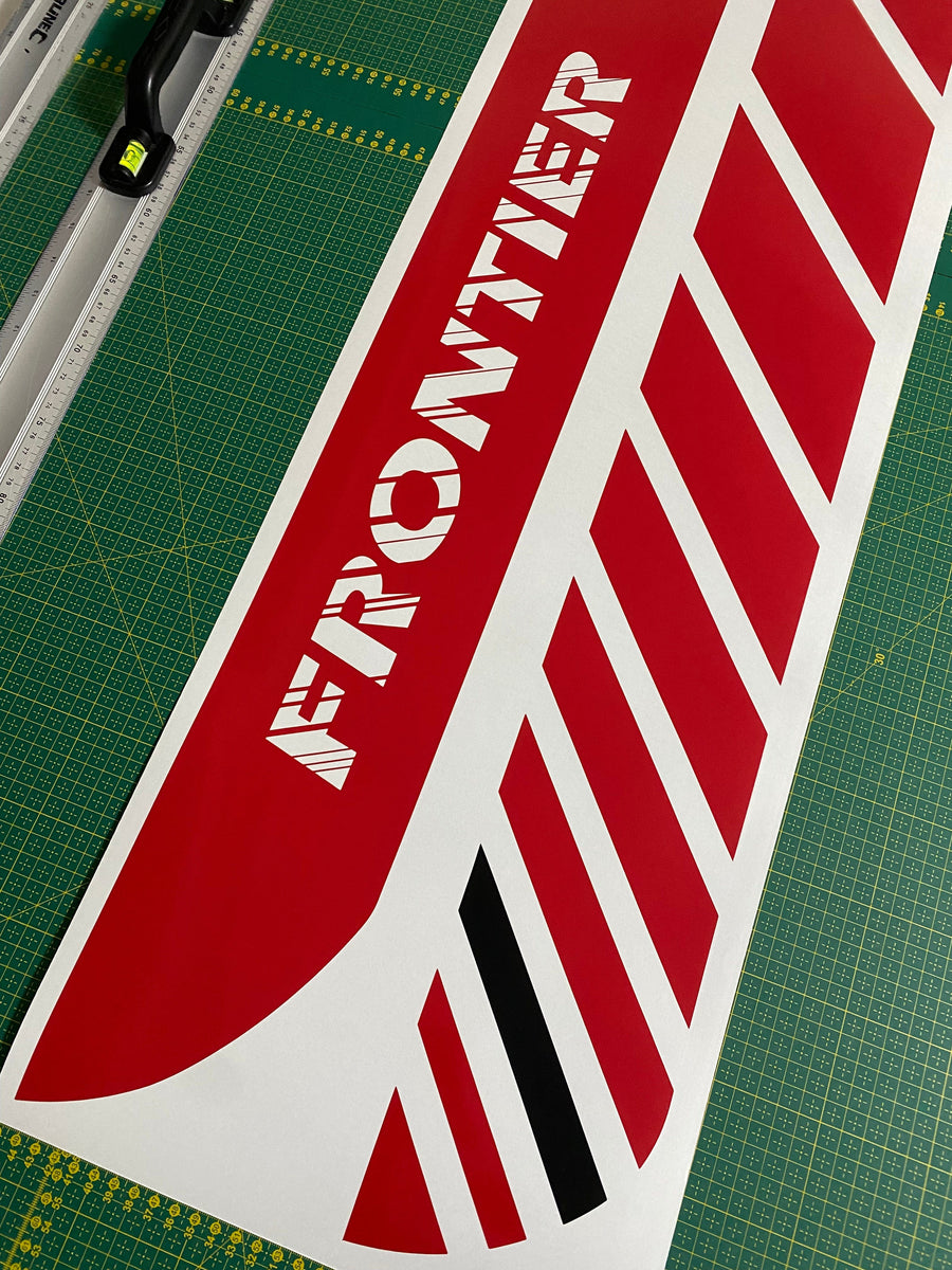 Premium Quality Vinyl Stickers Compatible With Nissan Frontier New Uni ...