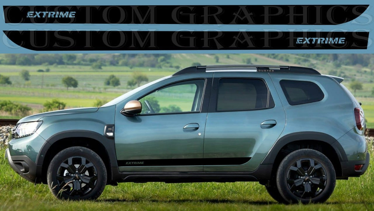 New Classic Design Graphic Stickers Compatible with Dacia Duster Extre ...
