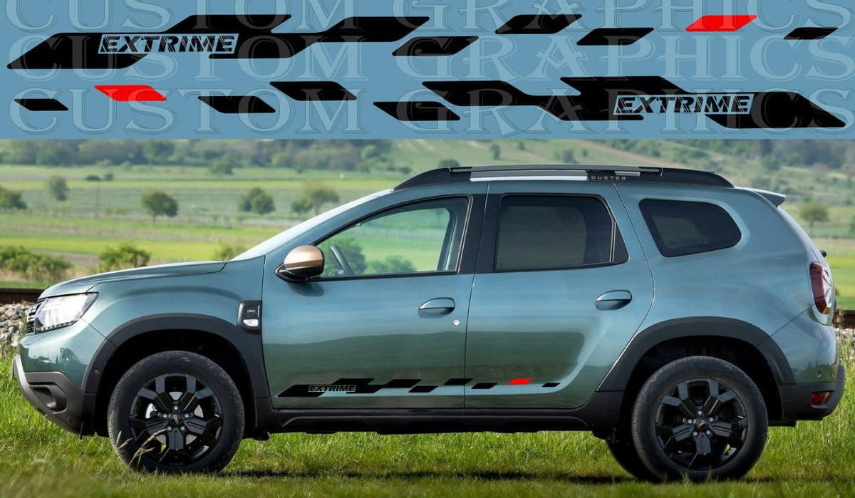 Unique Design Graphic Stickers Compatible with Dacia Duster – Brothers ...