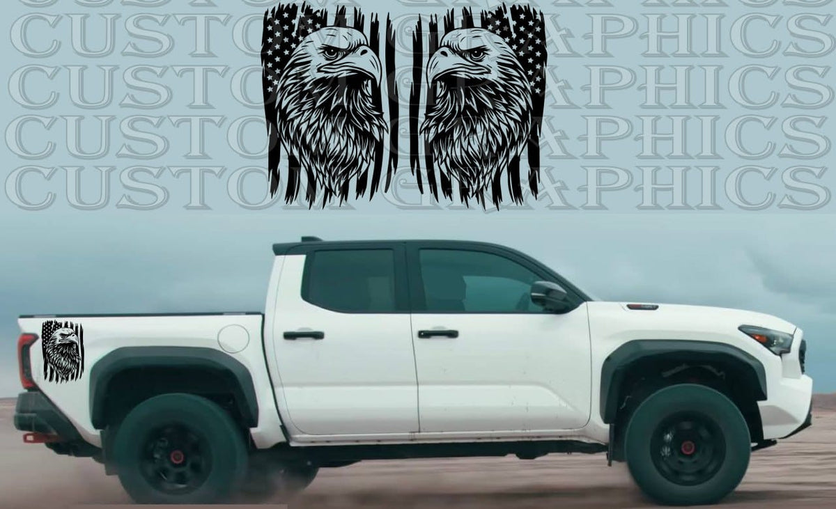 2x Sticker Block Design Vinyl Stripes Tacoma TRD_Pro-2022-4X4 ...