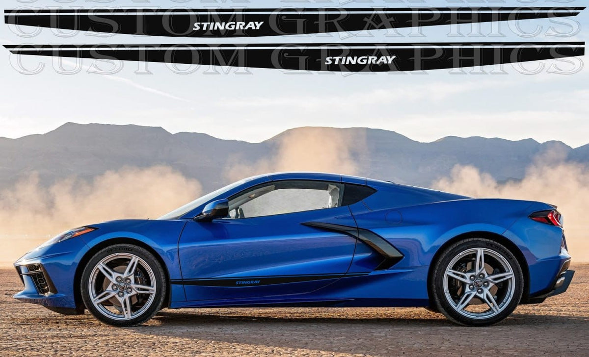 2 Colors Design Graphics Chevrolet Corvette C8 Stingray – Brothers Graphics