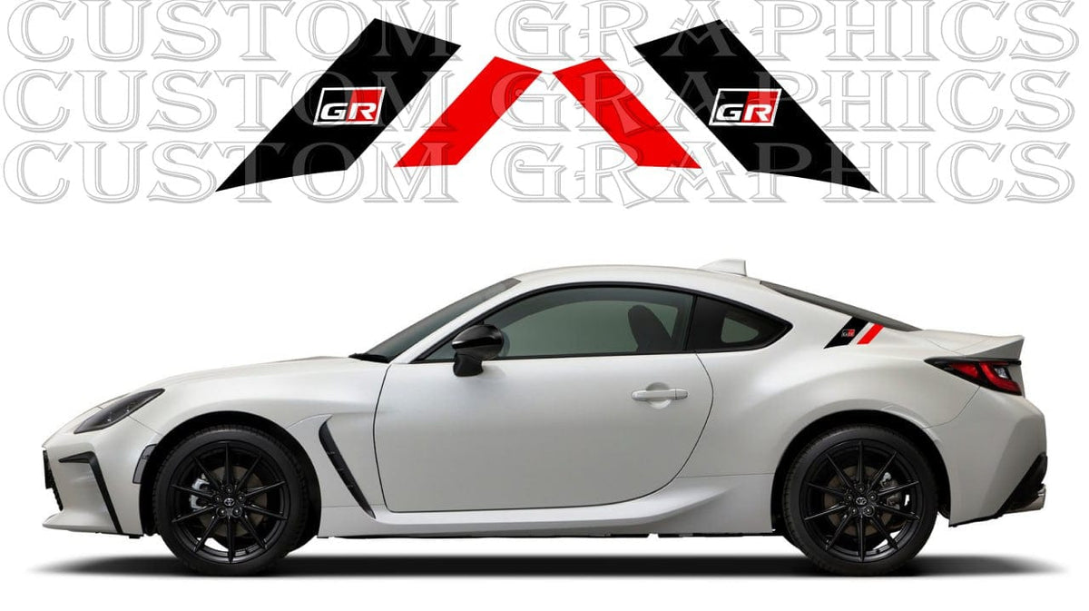 Premium Vinyl Sticker Compatible With Toyota GR 86 Rear Line Design ...