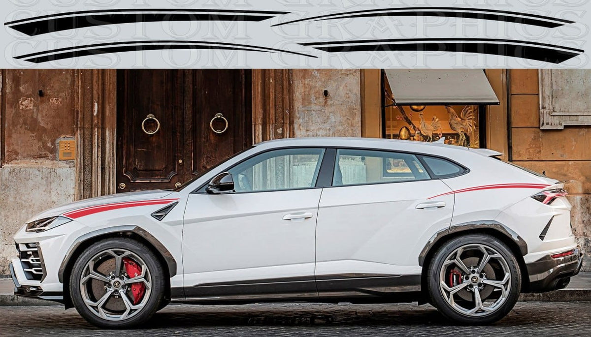 New Vinyl Sticker Compatible With Lamborghini Urus 4x Line Design ...