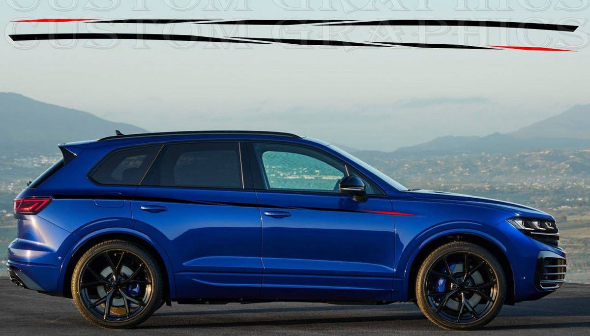 Touareg sticker Touareg Decal Racing Stripes for Vw Touareg – Brothers ...