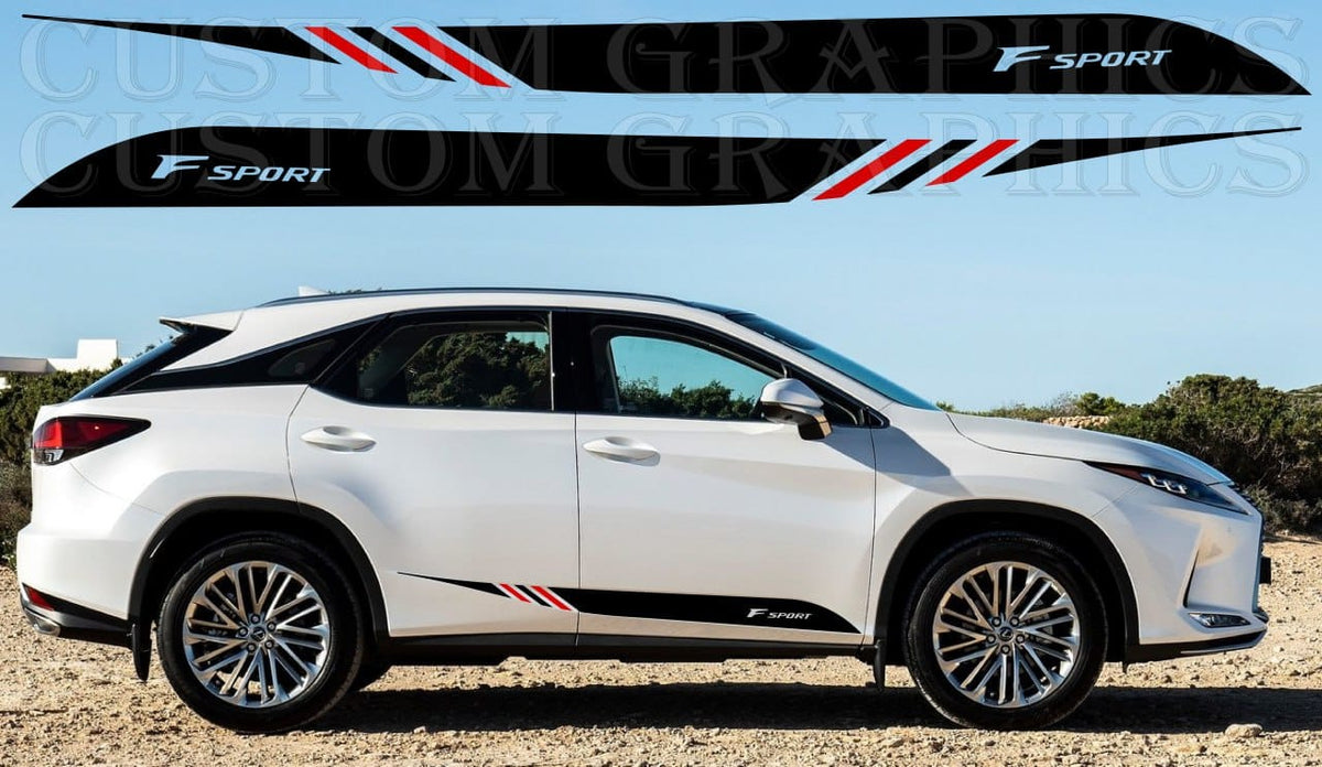 Premium Vinyl Stickers Compatible with Lexus RX350 Stylish F sport Eas ...