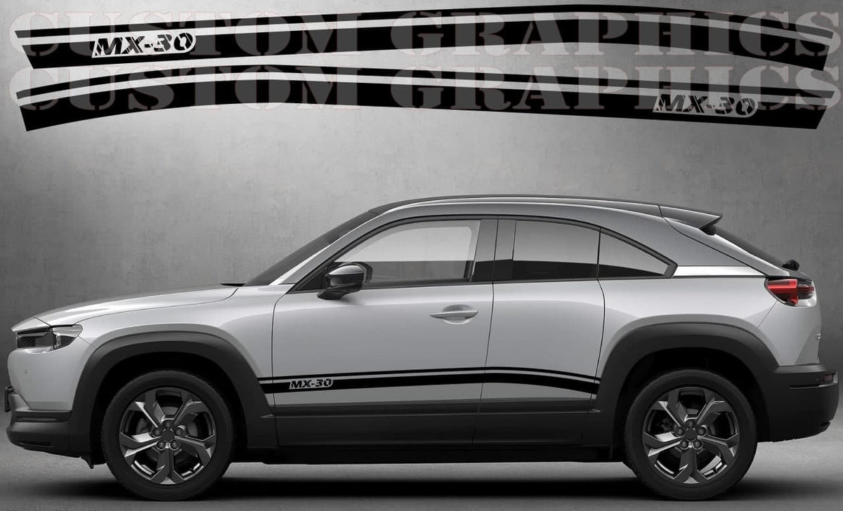 New Sticker Compatible with Mazda MX-30 Vinyl Stripes Decals New Desig ...