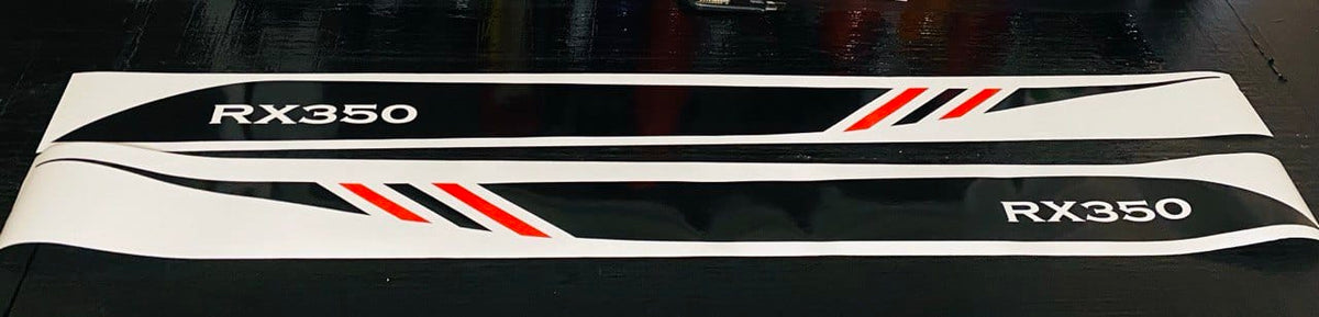 Premium Vinyl Stickers Compatible with Lexus RX350 Stylish F sport Wor ...