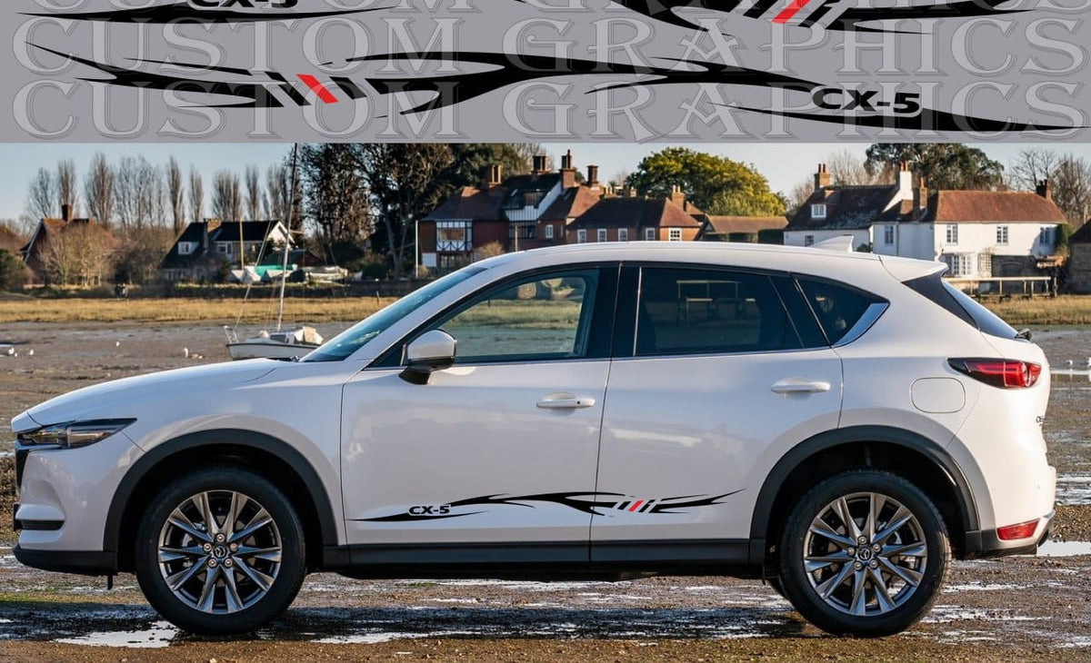 New Sticker Compatible with Mazda CX5 Vinyl Stripes Decals Tribal Desi ...