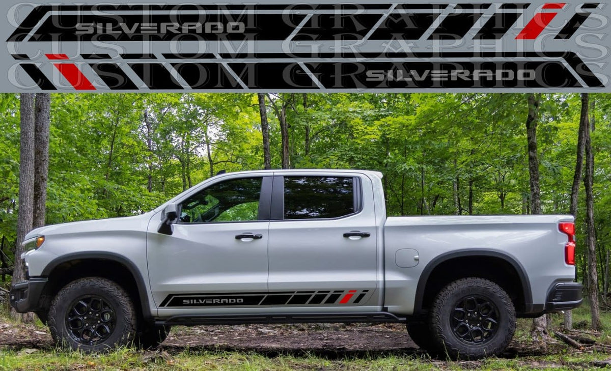 Vinyl Sticker Compatible With Chevrolet Silverado ZR2 Bison – Brothers ...