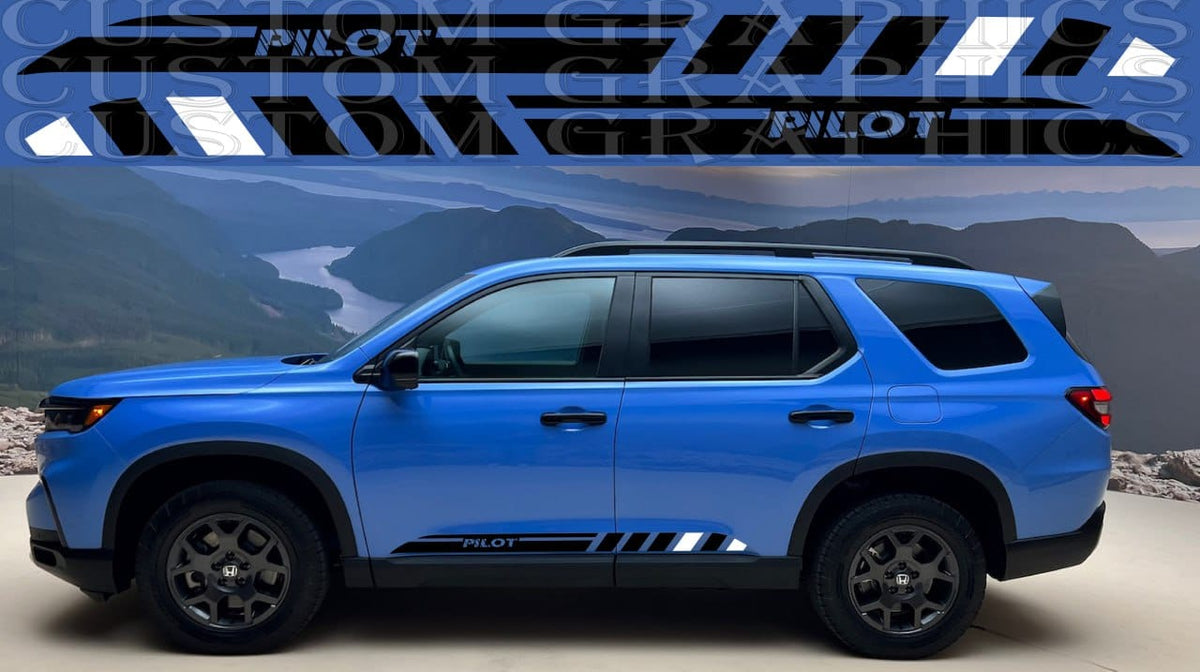 Stickers Compatible With Honda Pilot Style Design Vinyl Decal ...