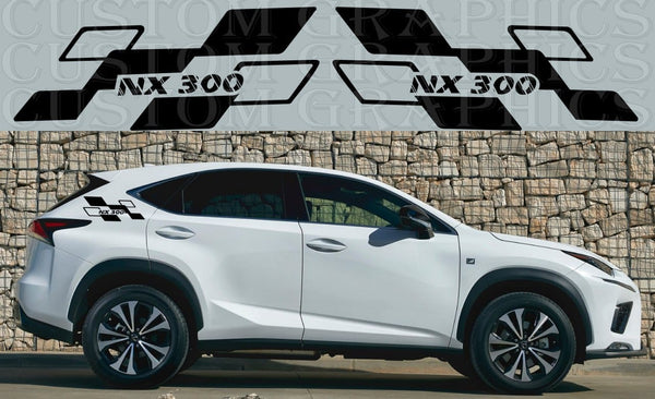 Style Line Design Graphic Stickers Compatible with Lexus NX – Brothers ...