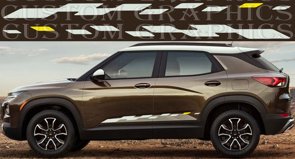 New Vinyl Stickers Compatible with Chevrolet Trailblazer 2021-2024 ...