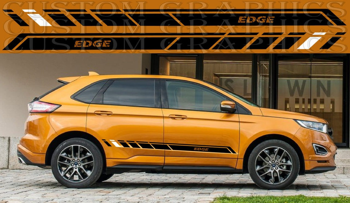 Premium Vinyl Sticker Compatible with Ford Edge Unique Design Body kit ...