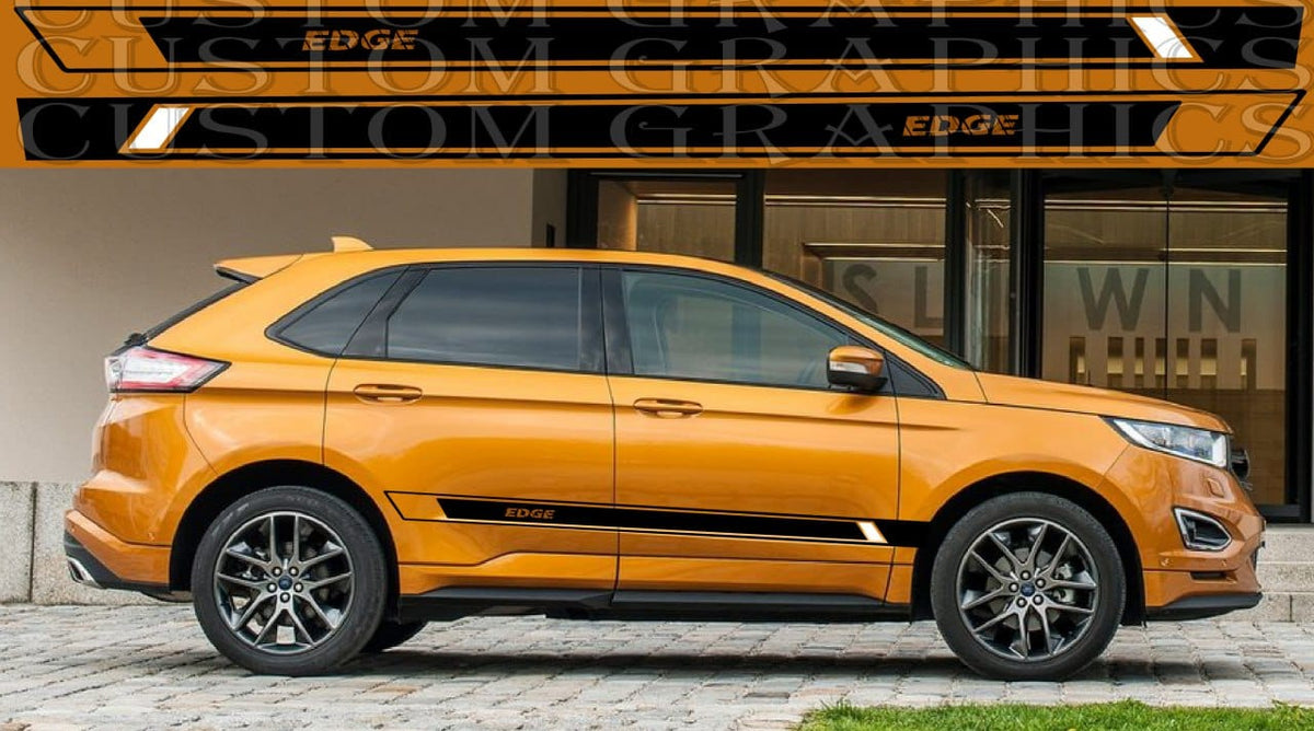 Premium Vinyl Sticker Compatible with Ford Edge Unique Best Design Bod ...