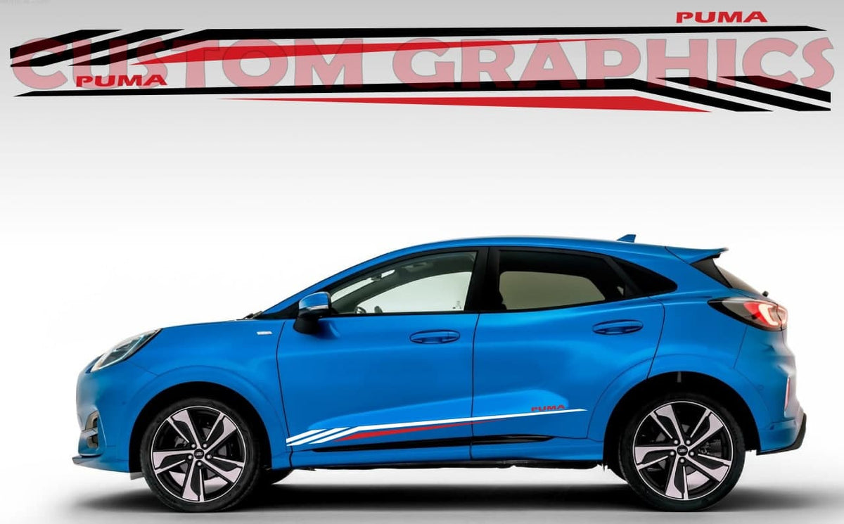 New Design Decal Sticker Figure Racing Stripes compatible with Ford Pu ...