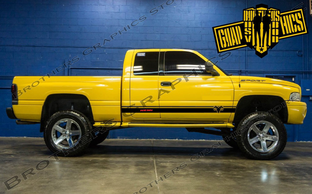 Dodge stripes decals | Dodge Ram stripes | 2005 dodge ram 1500 decals ...