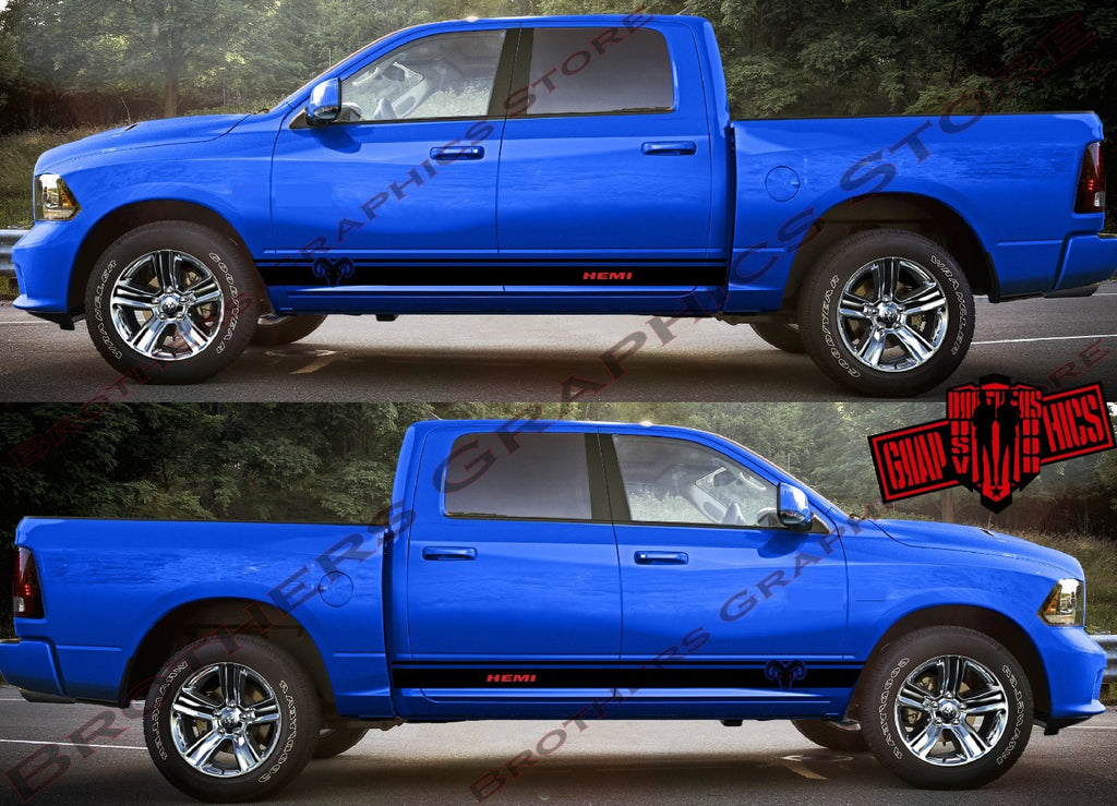 Dodge stripes decals | Dodge Ram stripes | 2005 dodge ram 1500 decals ...