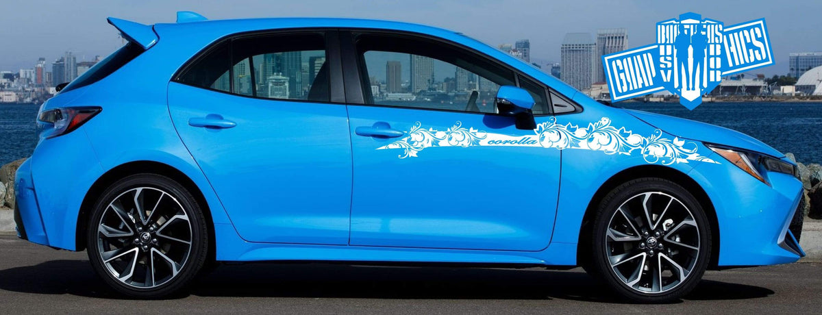 Corolla Stickers Corolla Decals Toyota Corolla Graphics – Brothers Graphics