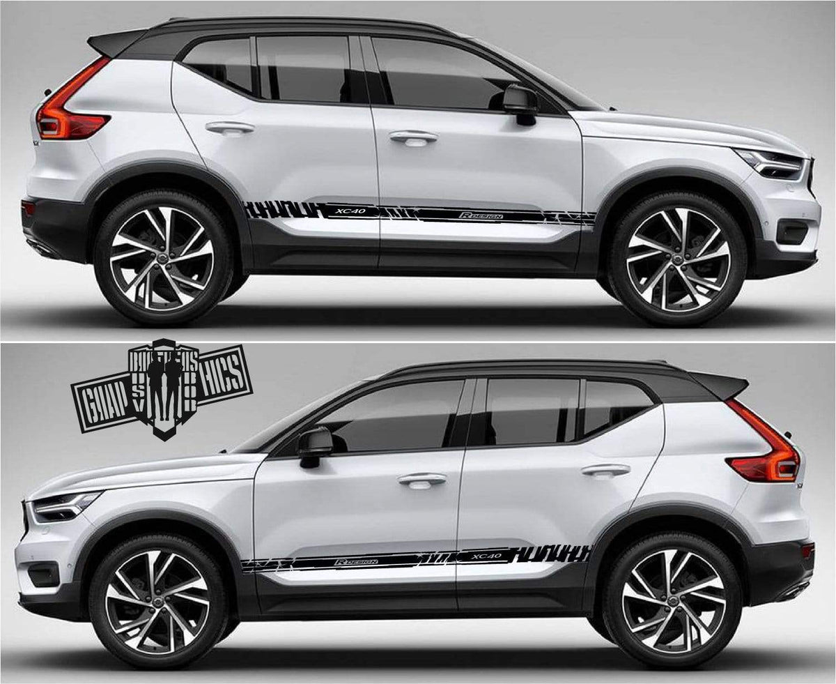 2x Decal Sticker Vinyl Side Racing Stripes for Volvo XC40 – Brothers ...