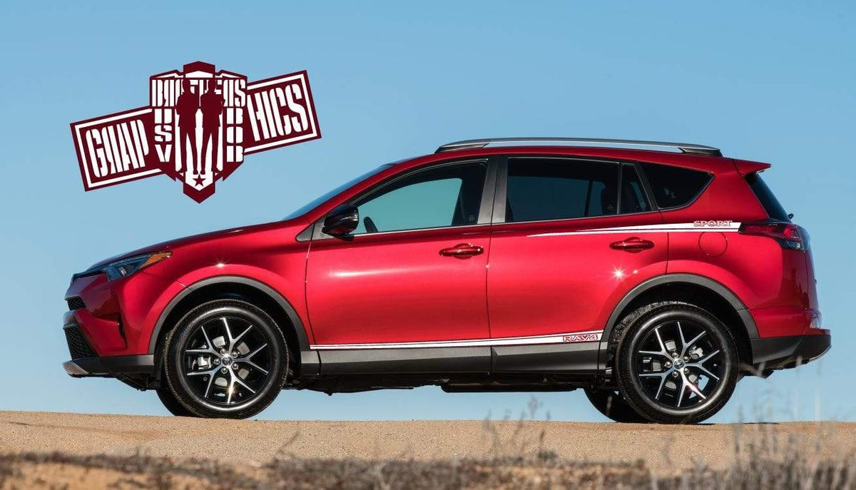 4x Decal Sticker Toyota Rav4 decals rav4 bed decal 2016 rav4 letters ...