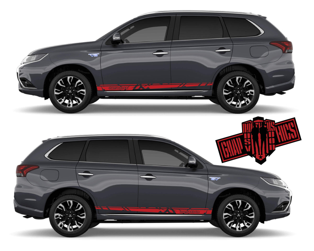 Attractive Stickers Mitsubishi Outlander decals Outlander Stickers ...