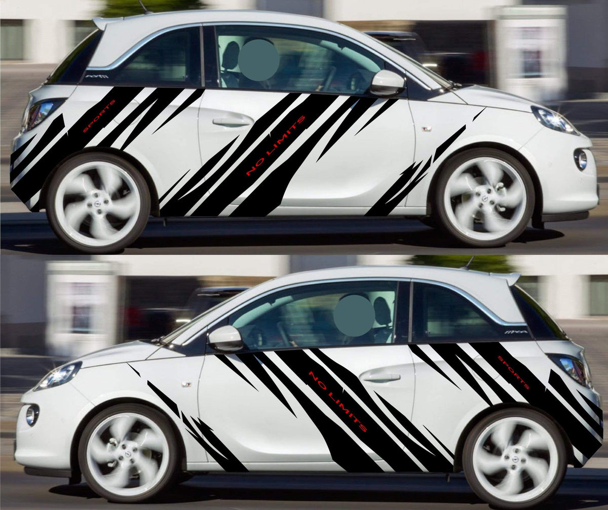 Racing Stripes Custom Graphic For Opel Adam decals Opel Stickers ...