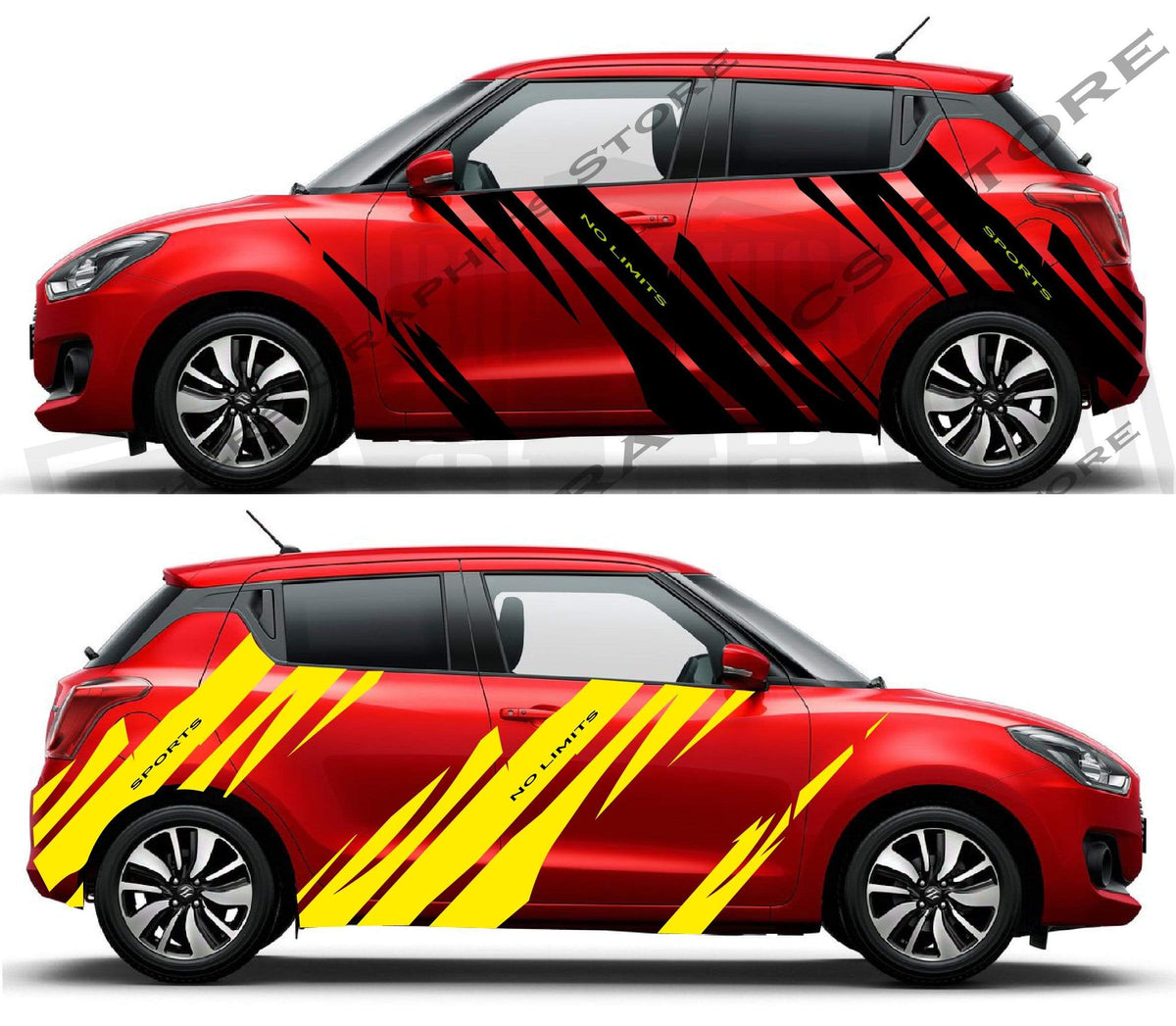 Car Stickers Design For Swift