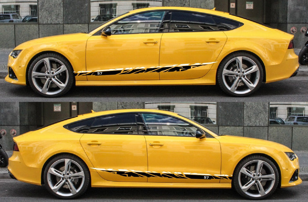 AUDI S7 Decals Stickers | Audi rs sticker | Audi A7 quattro stickers ...