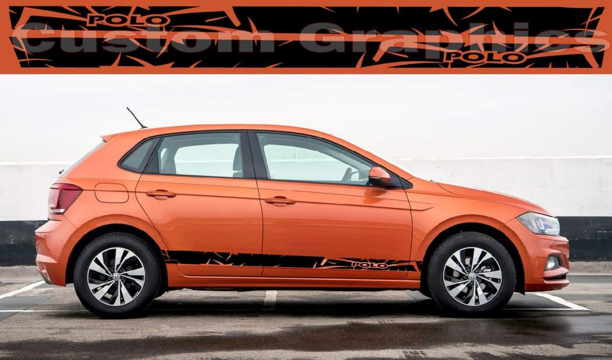 Best design decal vinyl decal Compatible with VW Polo gift car sticker ...