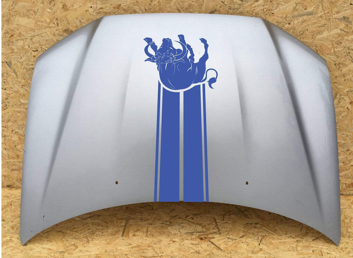 BULL Design vinyl | UNIVERSAL HOOD stickers | graphics hood stickers ...