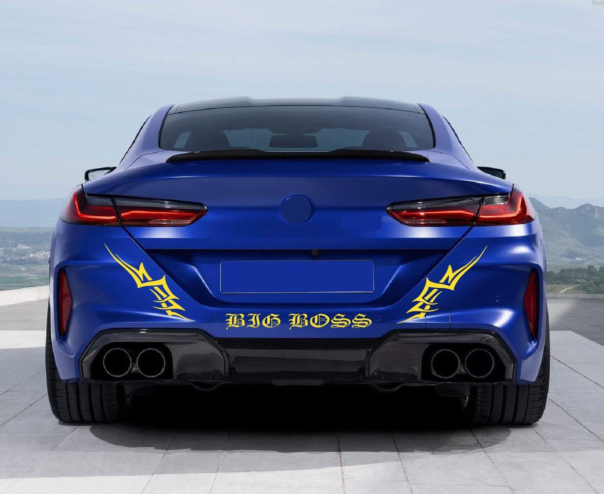 Bumper Decal Vinyl Graphics bmw m performance sticker – Brothers Graphics