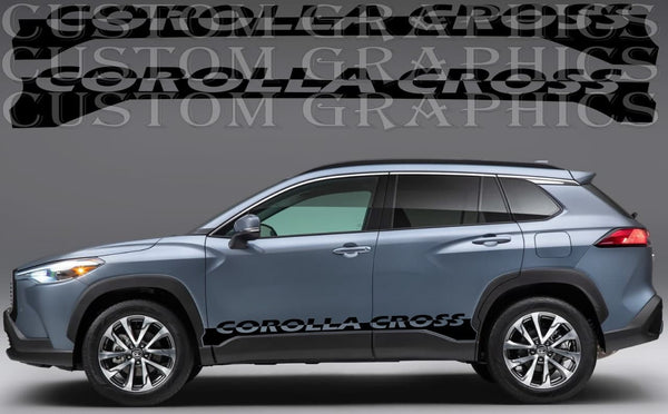 Premium Quality Vinyl Stickers Compatible With Toyota Corolla Cross Na ...