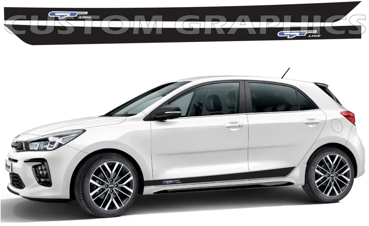 Classic Line Design Decal Sticker Vinyl Side Racing Stripes Compatible ...