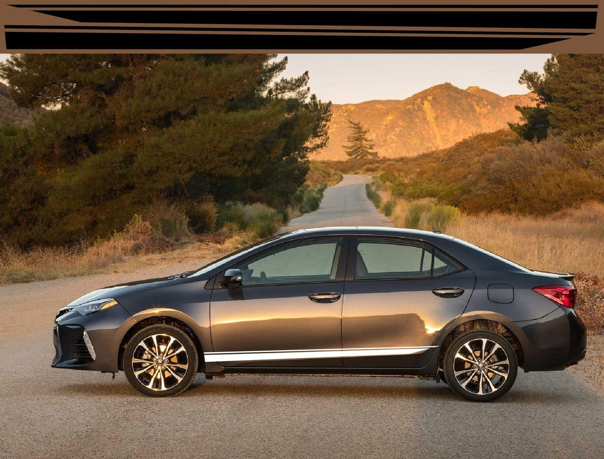 Classic Line Graphic Gift Toyota Corolla Racing Stripes for Corolla ca ...