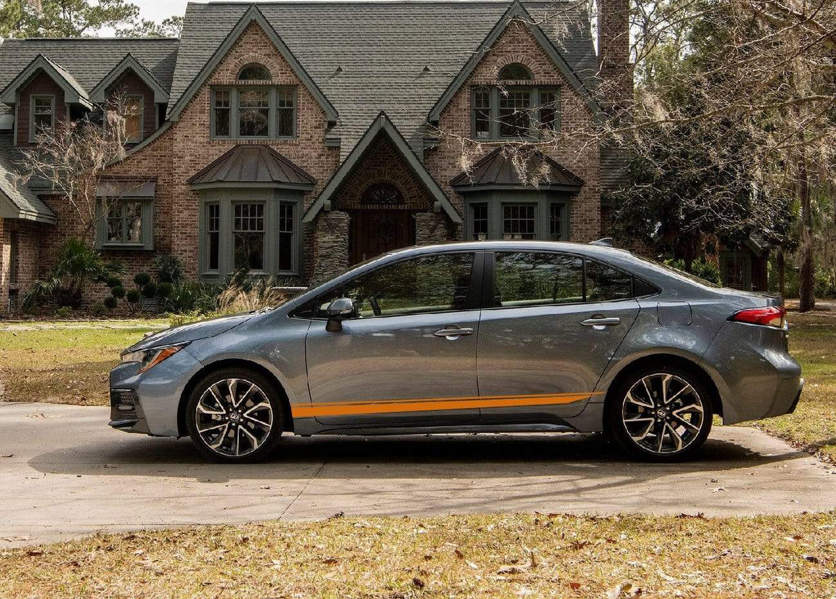 Classic Line Graphic Gift Toyota Corolla Racing Stripes for Corolla ca ...