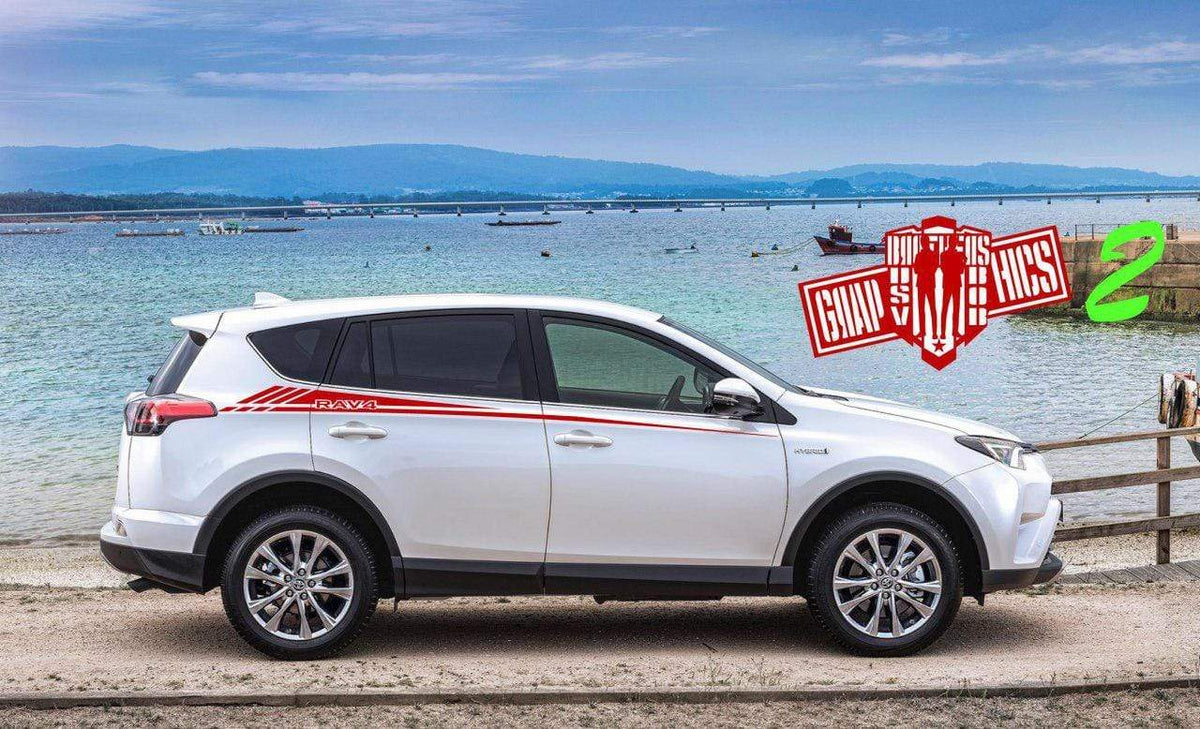 toyota rav4 decals stickers toyota rav4 side stripes rav rav4 decals ...