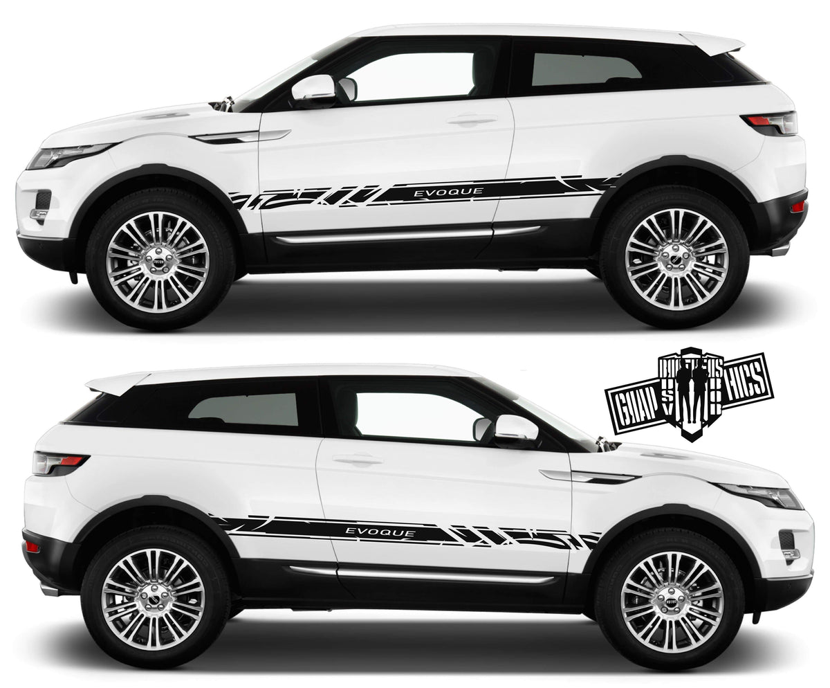Racing Stripes Stickers kit for Range Rover Evoque – Brothers Graphics