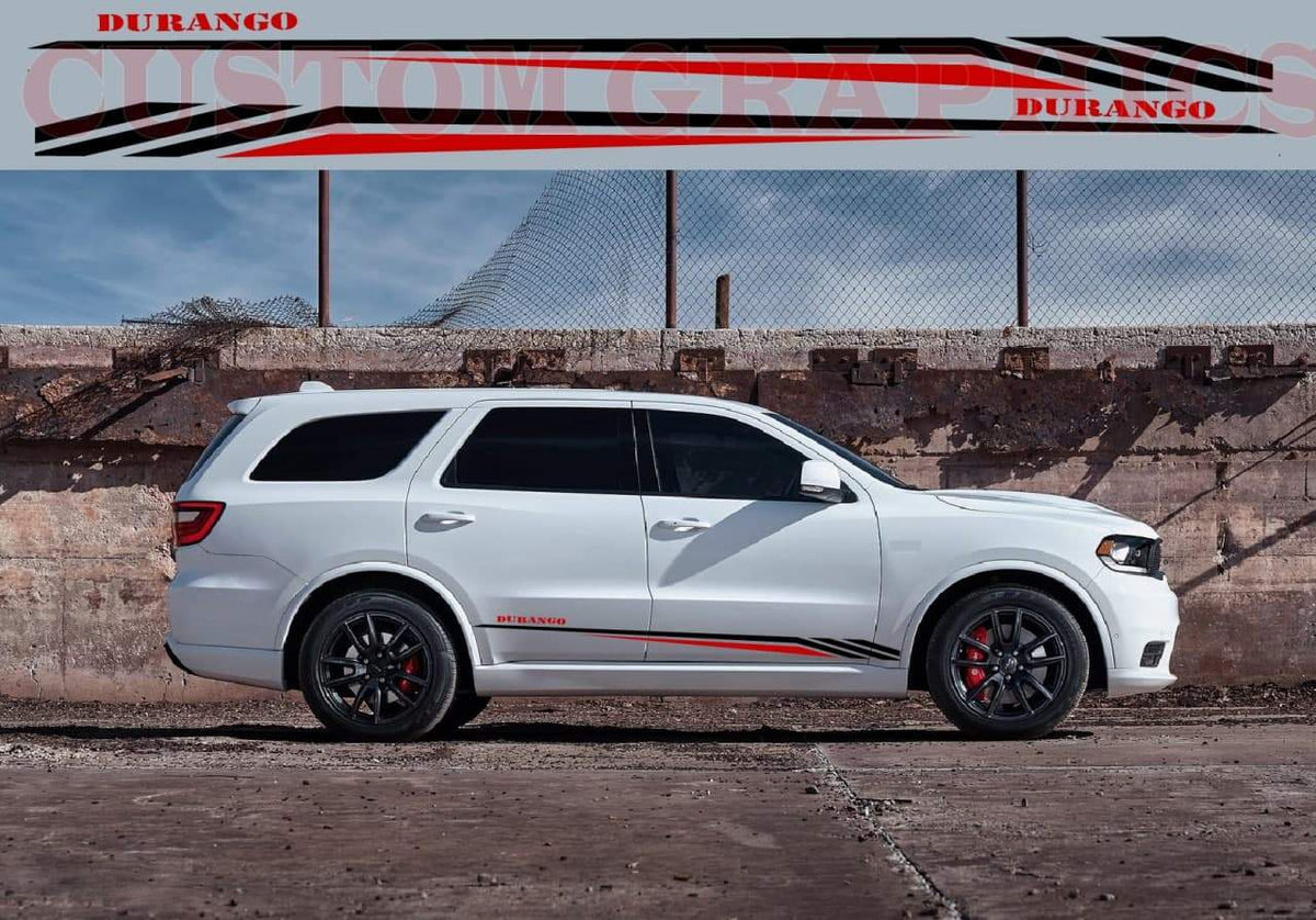 Premium Vinyl Stickers Compatible with Dodge Durango Car Figure decals ...