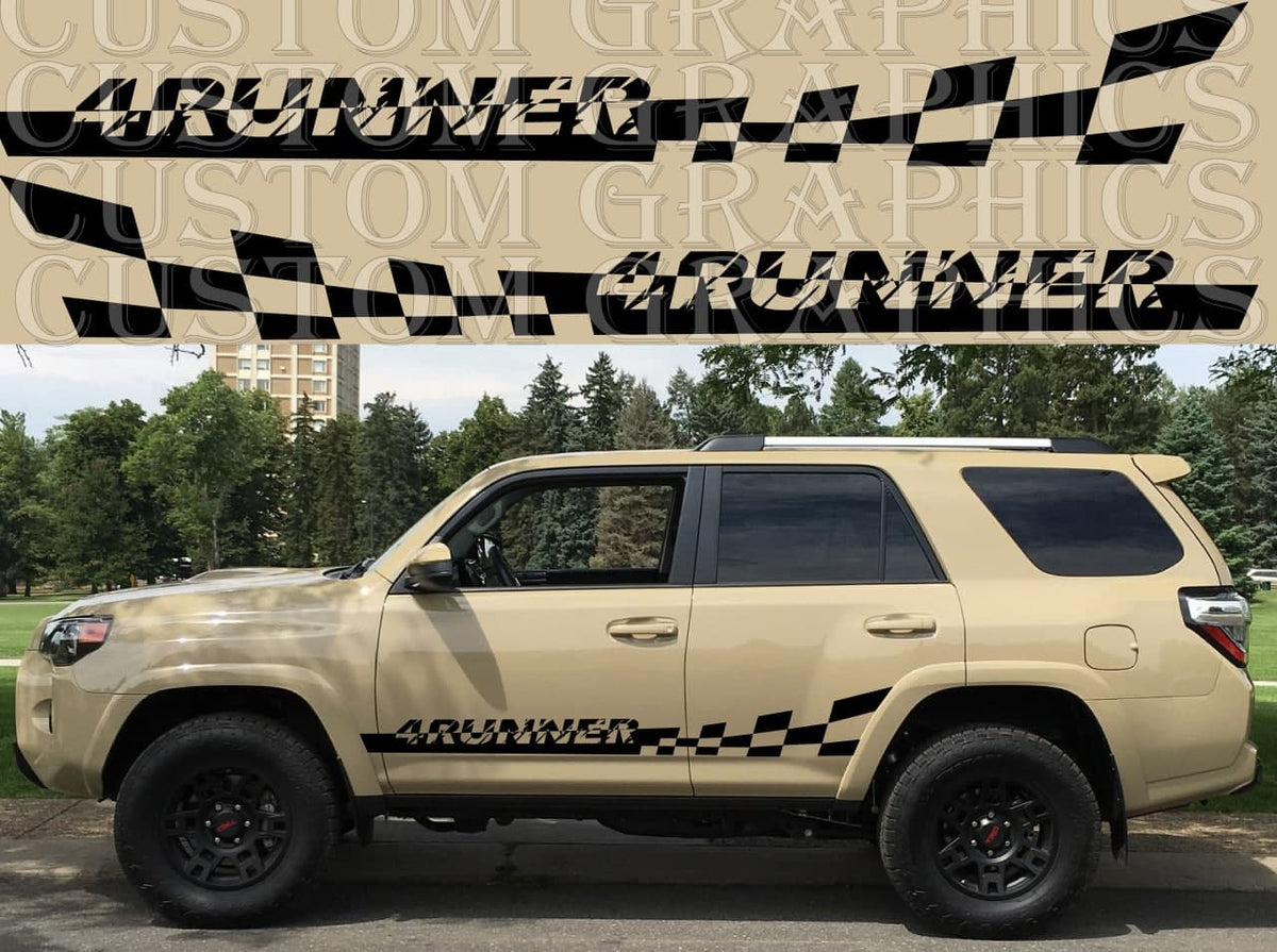 Finish Logo Design Vinyl Stripes Toyota 4Runner TRD-Pro 2022-4X4 ...