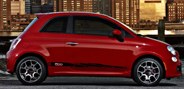 First Italian Classic Design Custom Racing Stickers kit for Fiat Abart ...