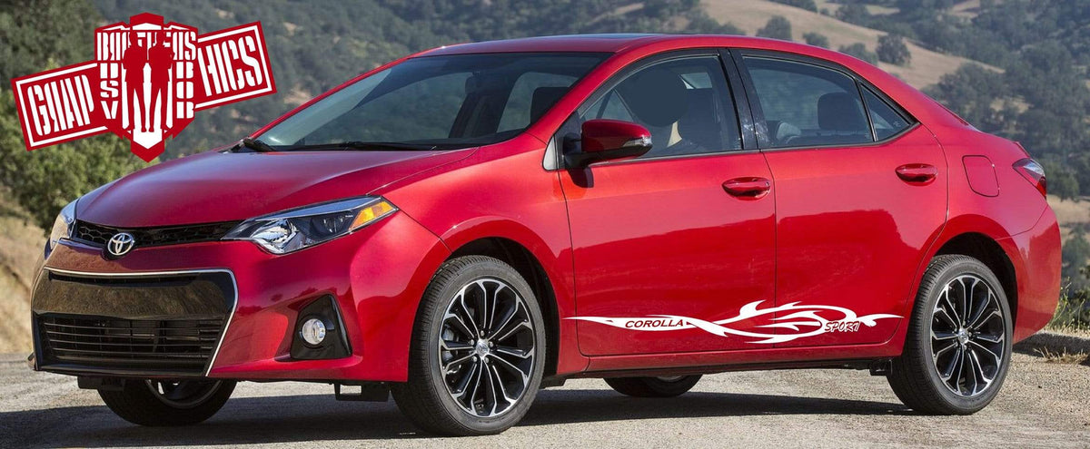 Corolla Graphics Corolla Decals Toyota Stickers Toyota Corolla Decals ...