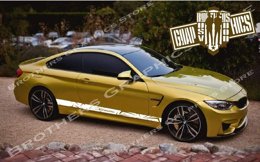 bmw m4 performance stickers Stripes For BMW M4 bmw m stripes – Brothers ...
