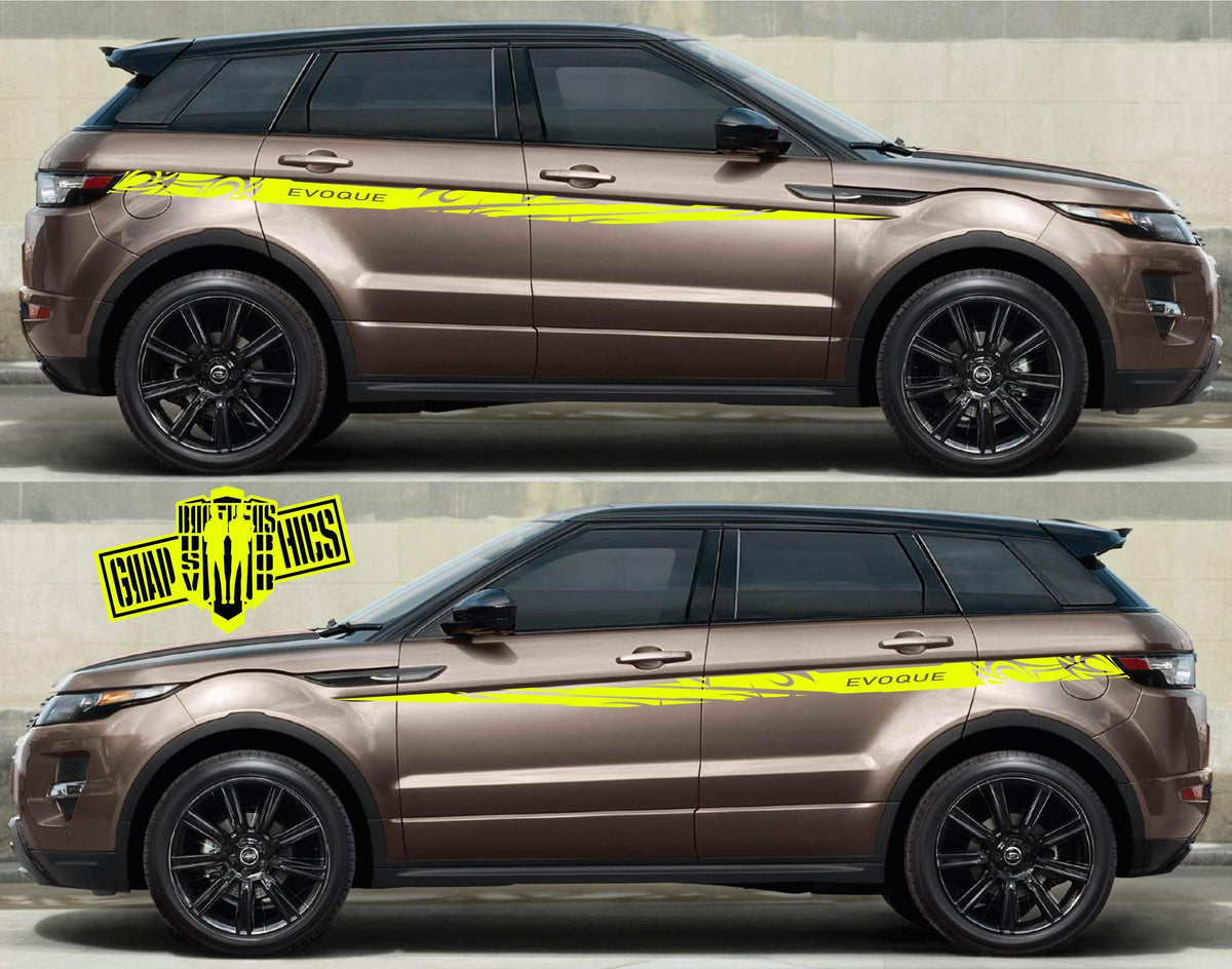 Graphics Racing Sticker Vinyl Stripe For Range Rover Evoque – Brothers ...