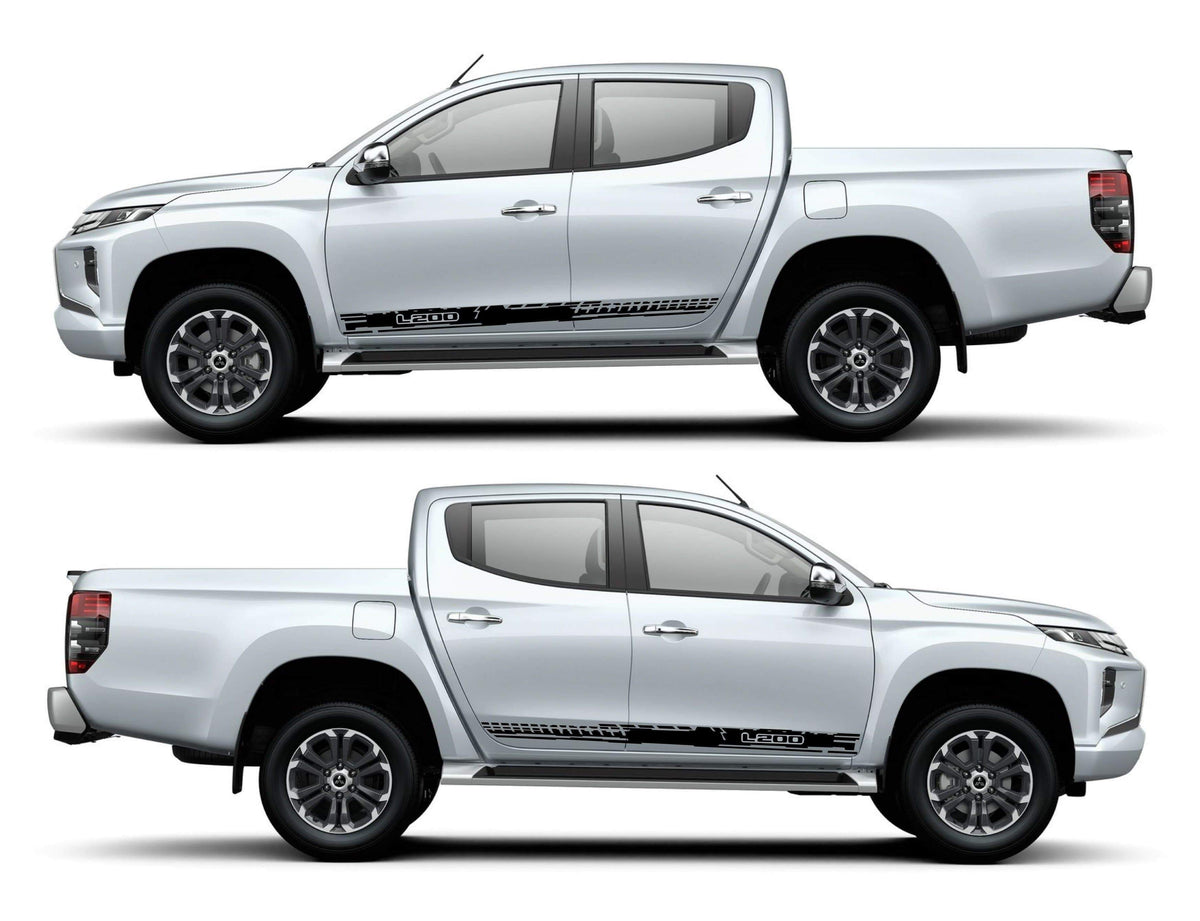 mitsubishi stickers mitsubishi decals mitsubishi l200 warrior stickers ...