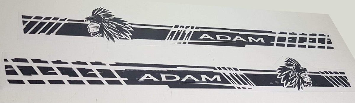 Graphics Racing Stripes For Opel Adam – Brothers Graphics